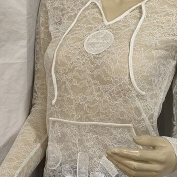 CHANEL | Tops | Chanel Lace Top | Poshmark